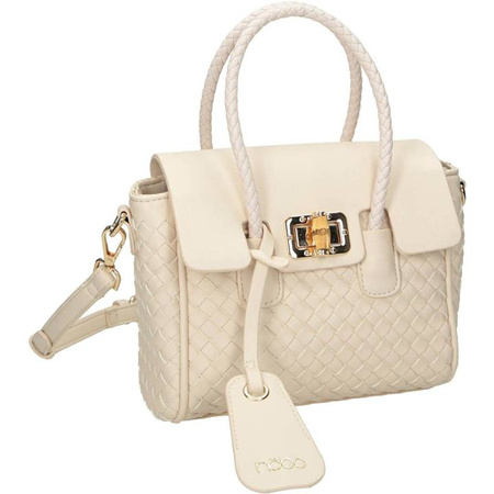 Torebka damska Nobo NBAG-M0860 kremowy | TOREBKI \ Torebki skóropodobne