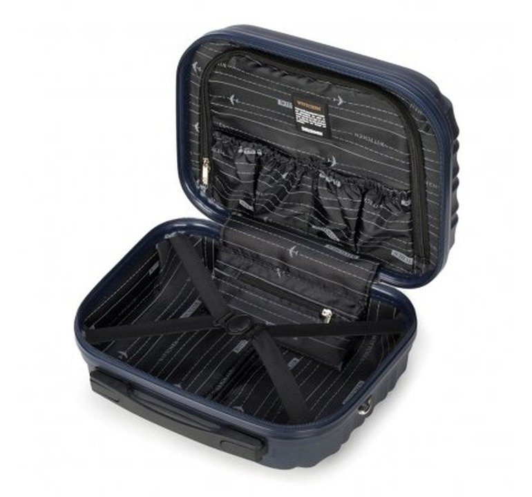 Kosmetyczka Kuferek Wittchen GROOVE Line 56-3A-314 granatowy | BAGAŻ ...