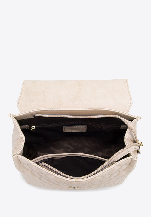 Plecak damski skórzany WIttchen Elegance 96-4E-623 jasny beż | PLECAKI ...