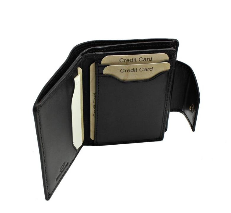 Portfel poziomy męski EL FORREST 825 RFID czarny | GALANTERIA \ Portfele i dodatki \ Portfele ...