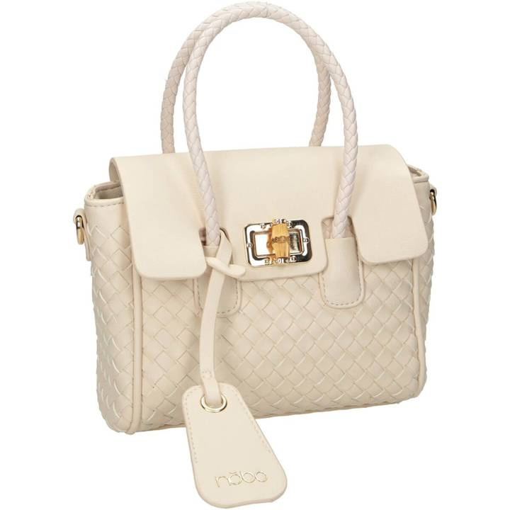 Torebka damska Nobo NBAG-M0860 kremowy | TOREBKI \ Torebki skóropodobne