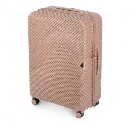 Walizka Wittchen GL STYLE duża 4koła 99l 56-3P-843 pudrowy róż | BAGAŻ ...
